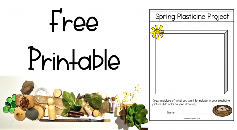 Spring Craft for Kindergarten - Play Learn Inspire