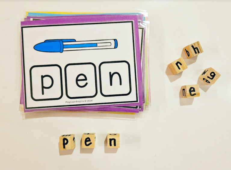 DIY Free Word Family Game for Kindergarten and Preschool - Play Learn ...
