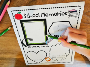 Free End of Year Memory Book for Kindergarten