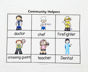 Free Community Helpers Name Worksheets - Play Learn Inspire