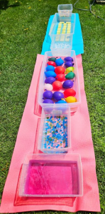 Summer Sensory Path for Kids