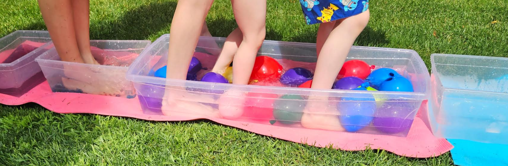 Summer Sensory Path for Kids