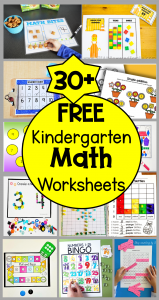 30+ Free Kindergarten Math Worksheets and Activities (PDFs) - Play ...