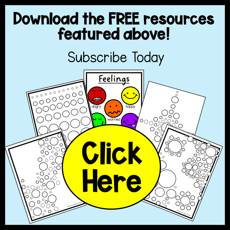 Calming Activity for Kids + Free Printables - Play Learn Inspire