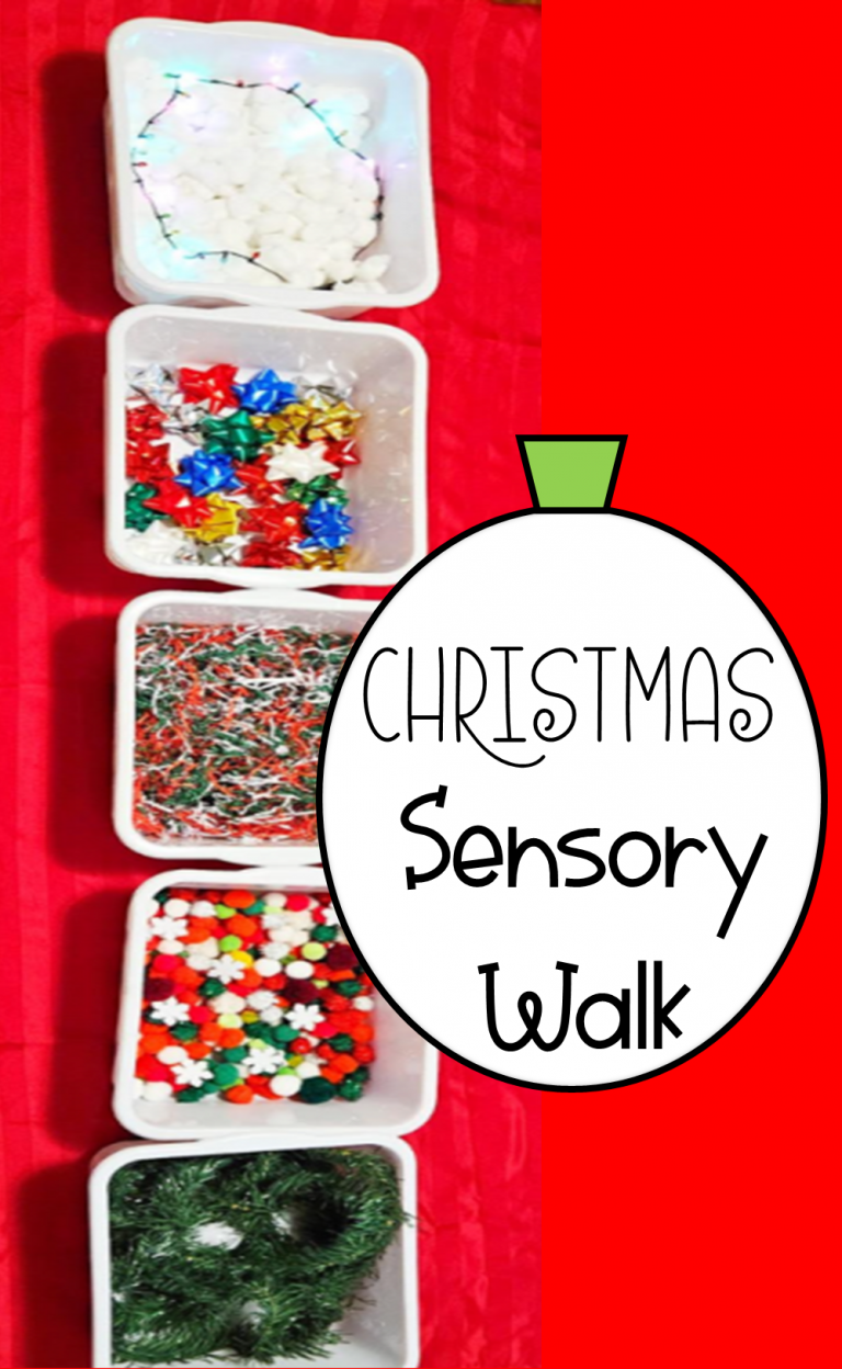 Christmas Sensory Walk - Play Learn Inspire