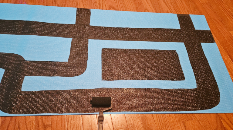 Easy DIY Car Play Mat - Play Learn Inspire