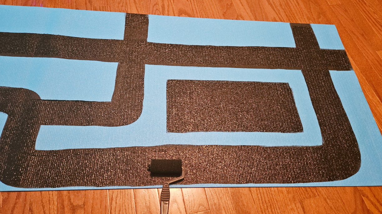 Easy DIY Car Play Mat - Play Learn Inspire