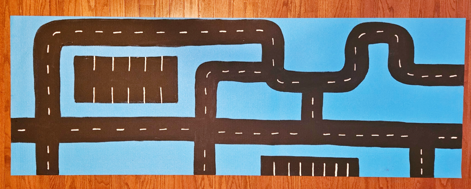 Easy DIY Car Play Mat - Play Learn Inspire