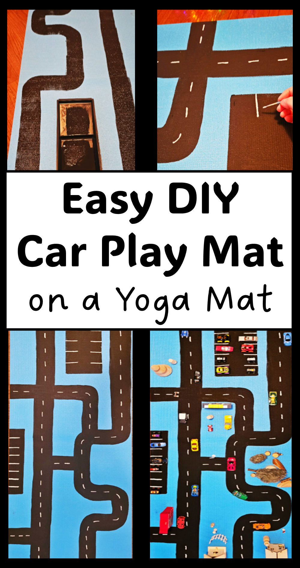Easy DIY Car Play Mat - Play Learn Inspire