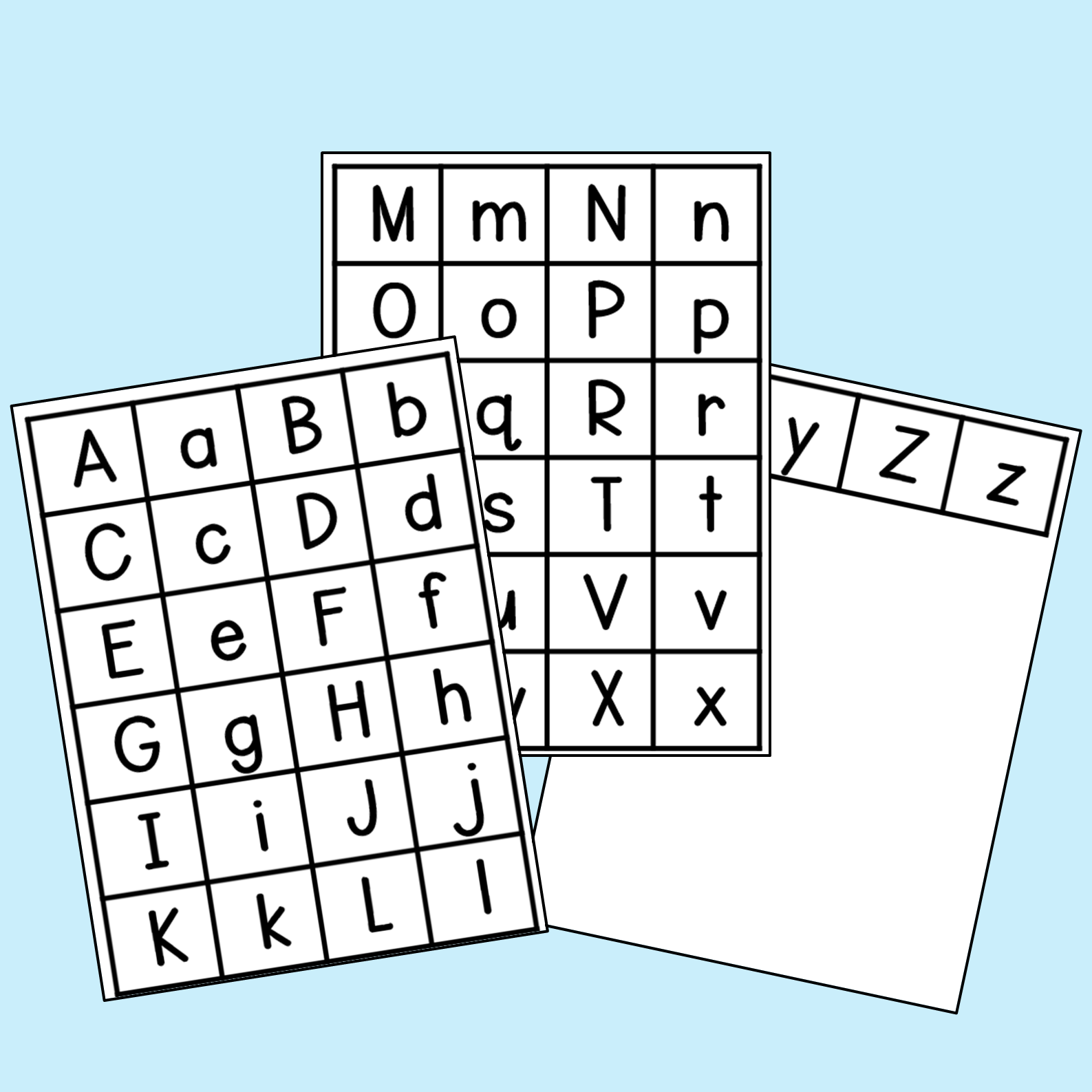 Free Alphabet Kindergarten Activity - Play Learn Inspire