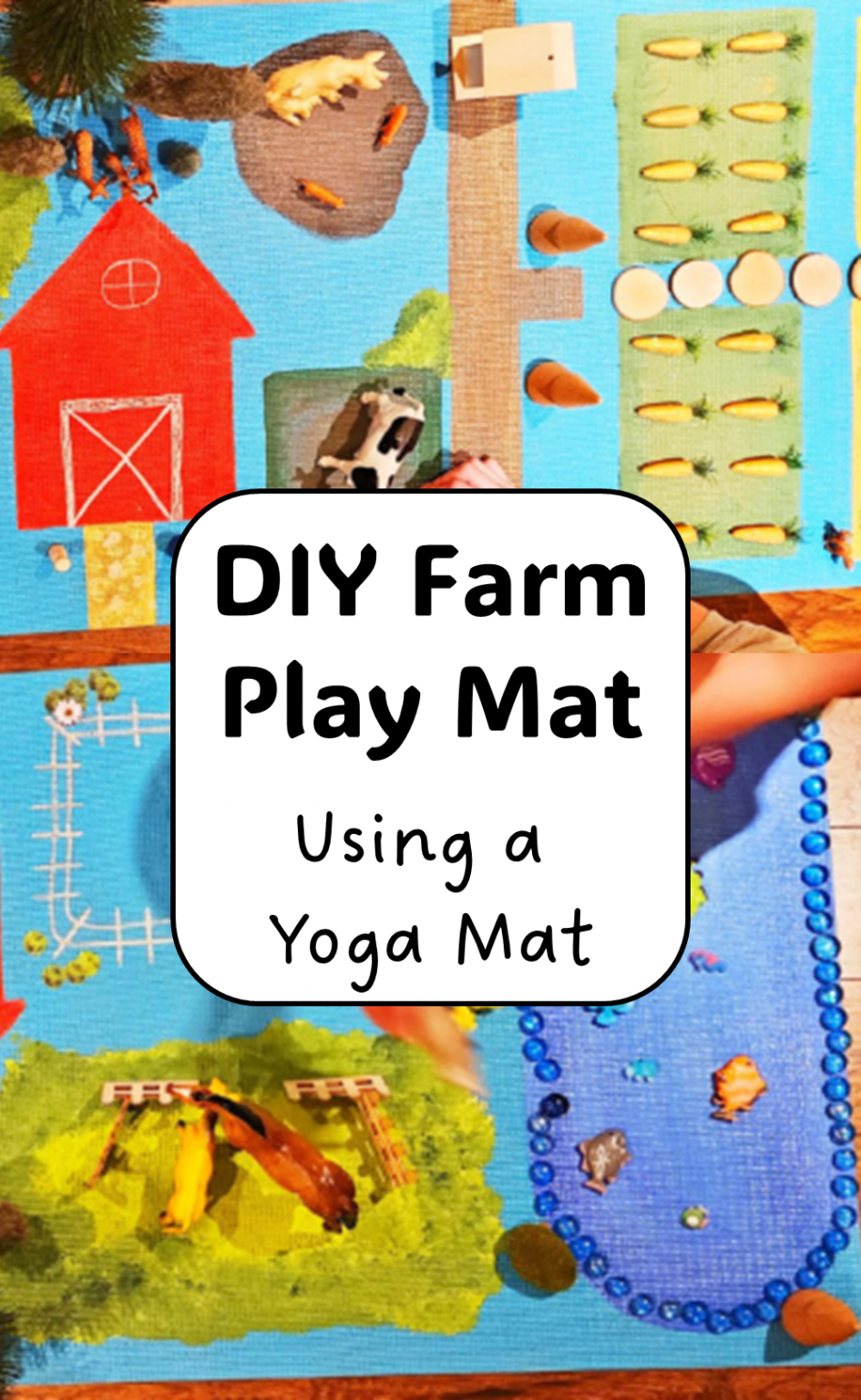 DIY Farm Play Mat (Free Printable) - Play Learn Inspire