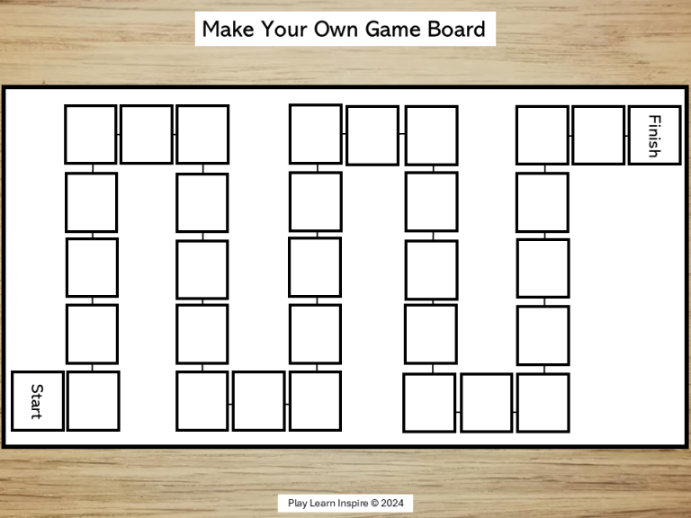 Make Your Own Game Board - Play Learn Inspire