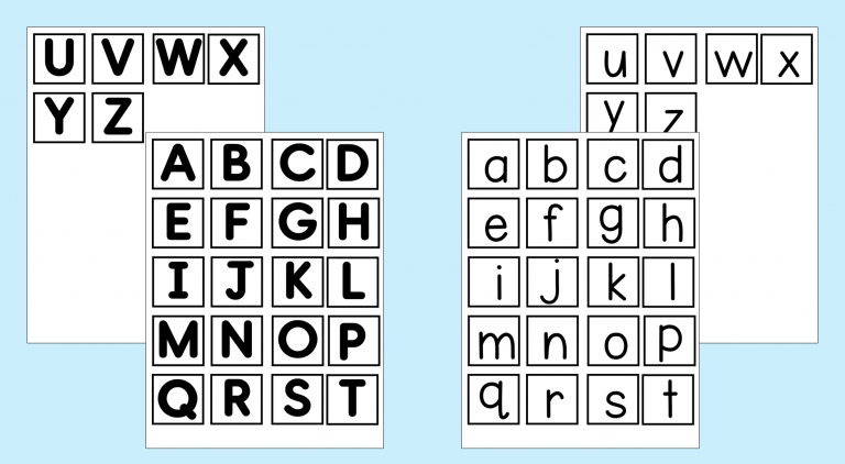 Alphabet Worksheets Free Printable - Play Learn Inspire