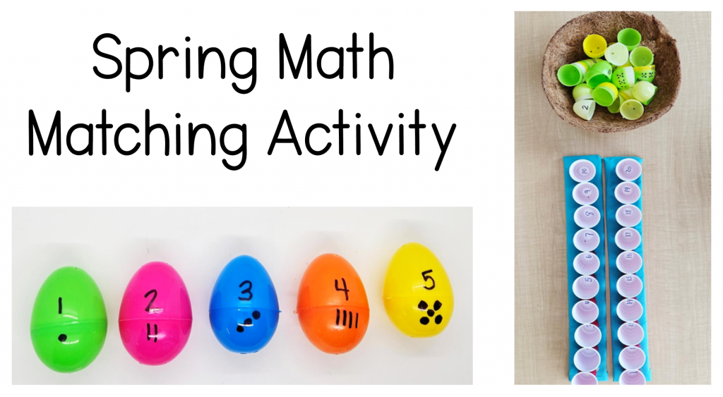 Spring Math Activity for Preschool - Play Learn Inspire