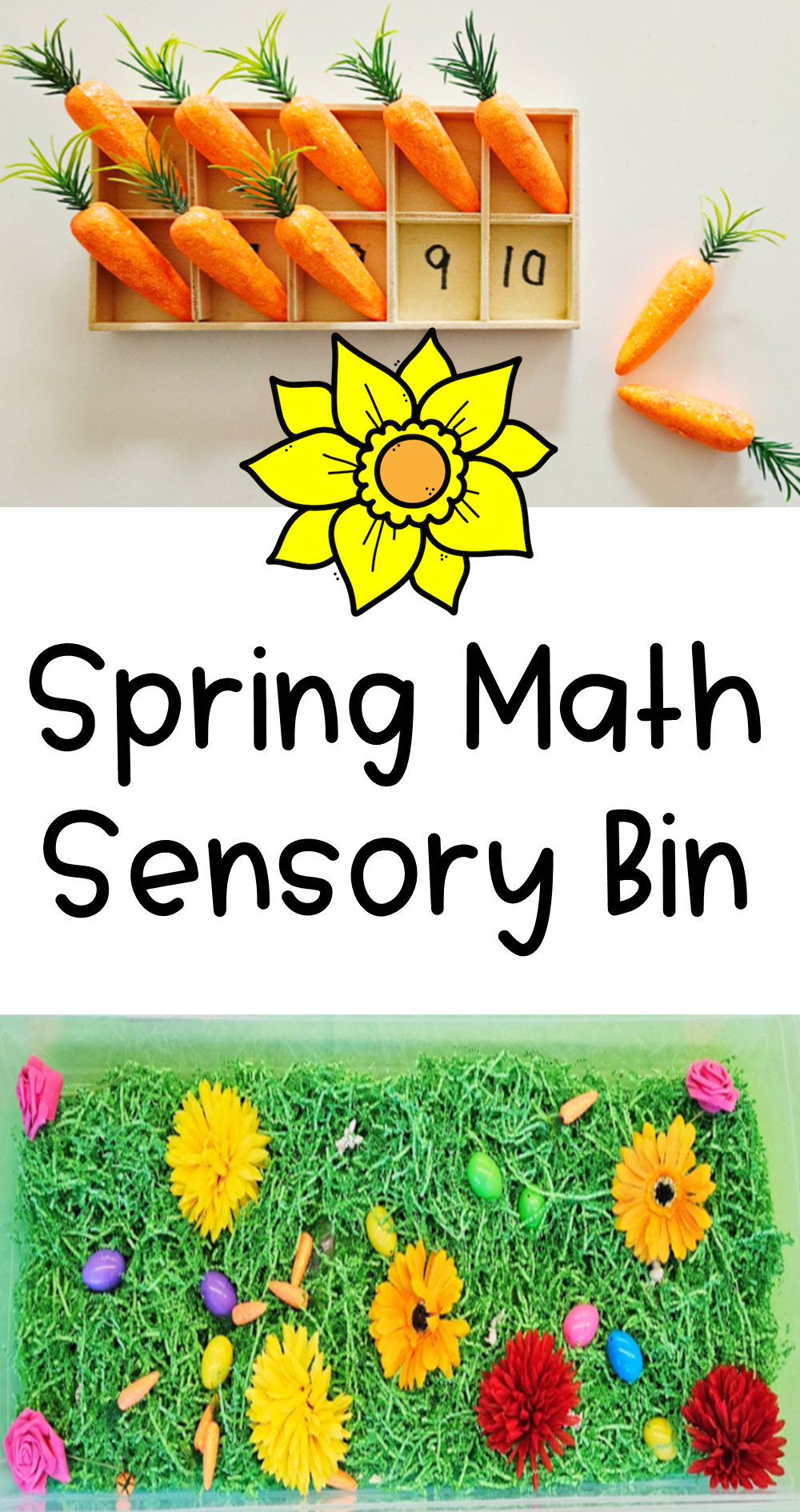 Best Spring Sensory Bin for Kids - Play Learn Inspire
