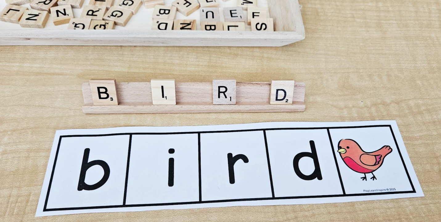 Free Spring Word Building Activity - Play Learn Inspire