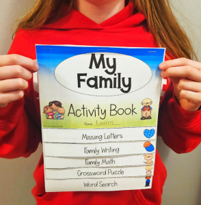 Free My Family Activity Book - Play Learn Inspire
