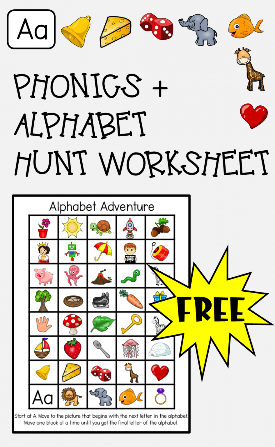 Free Phonemic Awareness Activity for Kids - Play Learn Inspire
