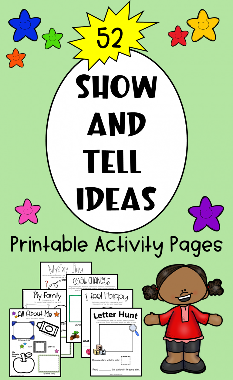 52 Show and Tell Ideas Kids Will Love - Play Learn Inspire